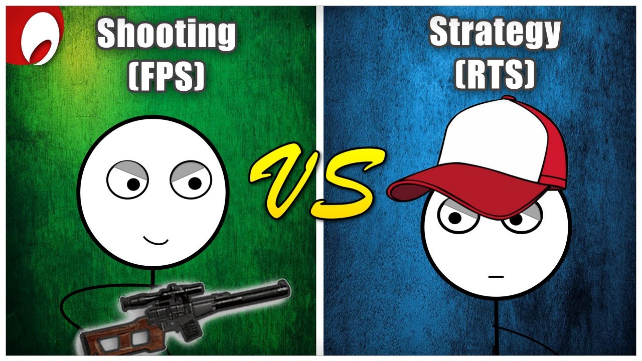 Shooting Gamers vs Strategy Gamers (FPS vs RTS) - YouTube