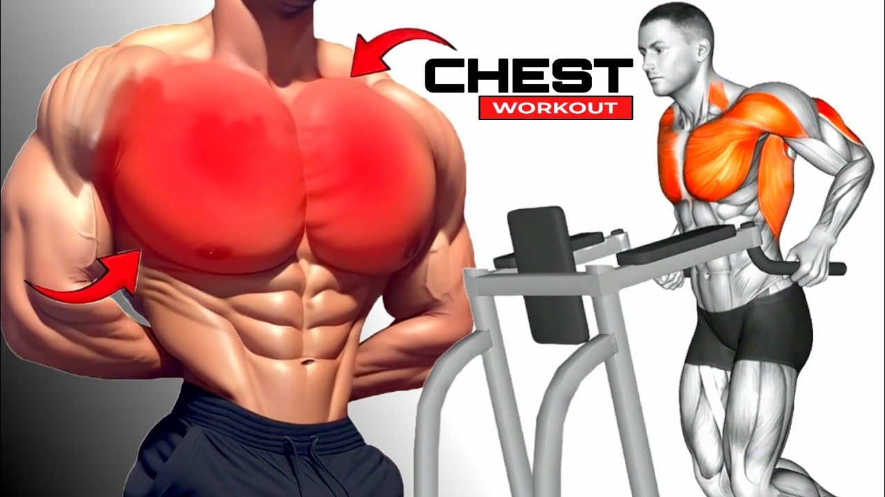 6 best chest workout at gym - YouTube