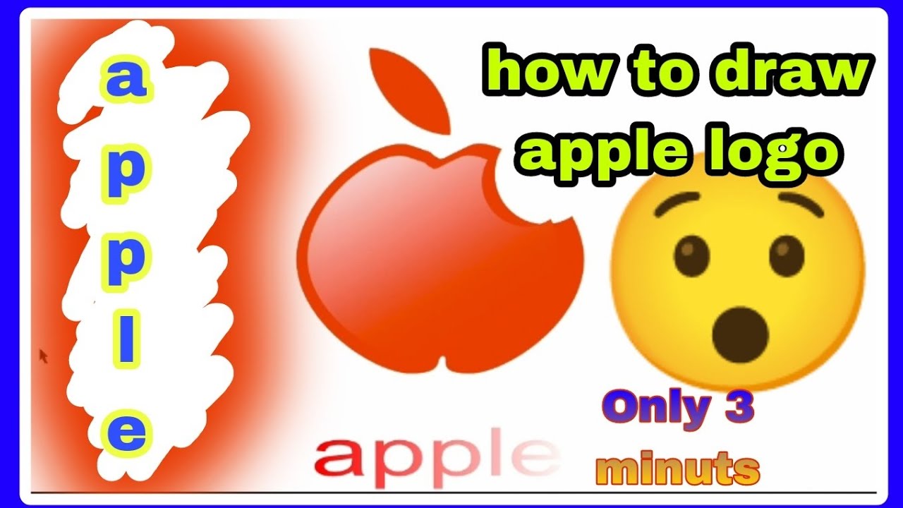 How to draw Apple logo in Corel draw | apple ka logo kaise banaye #coreldraw @LuckyKnowledge23 ...