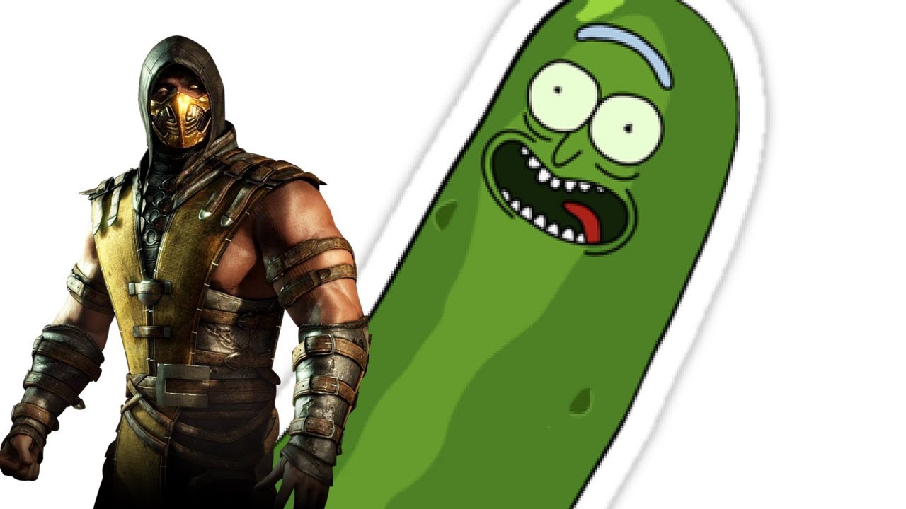 Pickle Rick VS Sewer Rats (Mortal Kombat Edition) - YouTube