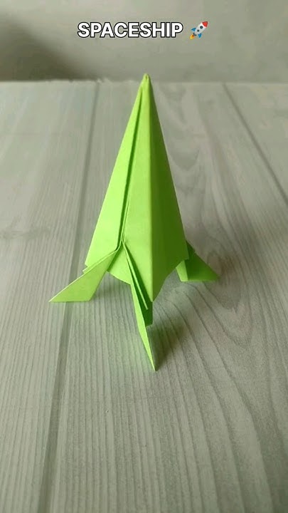 SPACESHIP ORIGNAMI| HOW TO MAKE SPACESHIP CRAFT| TUTORIAL| STEP BY STEP ...