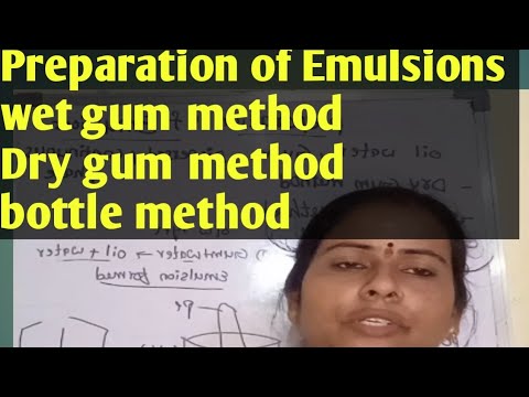️preparation of Emulsions ️ full video,Dry gum,wet gum and Bottle ...