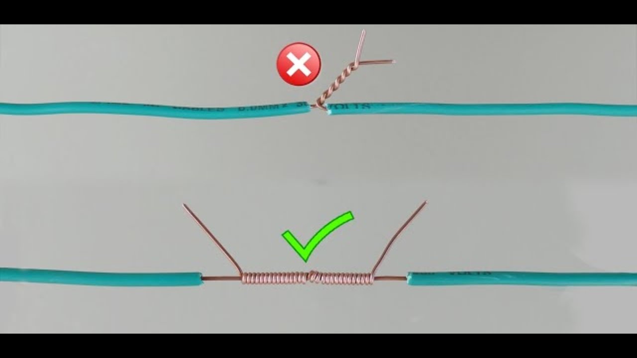 របៀបតខ្សែភ្លេីង AWESOME IDEA! HOW TO TWIST ELECTRIC WIRE TOGETHER ...