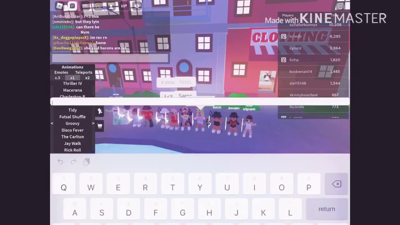 Getting a lot of people in a line at animation mocap||roblox - YouTube