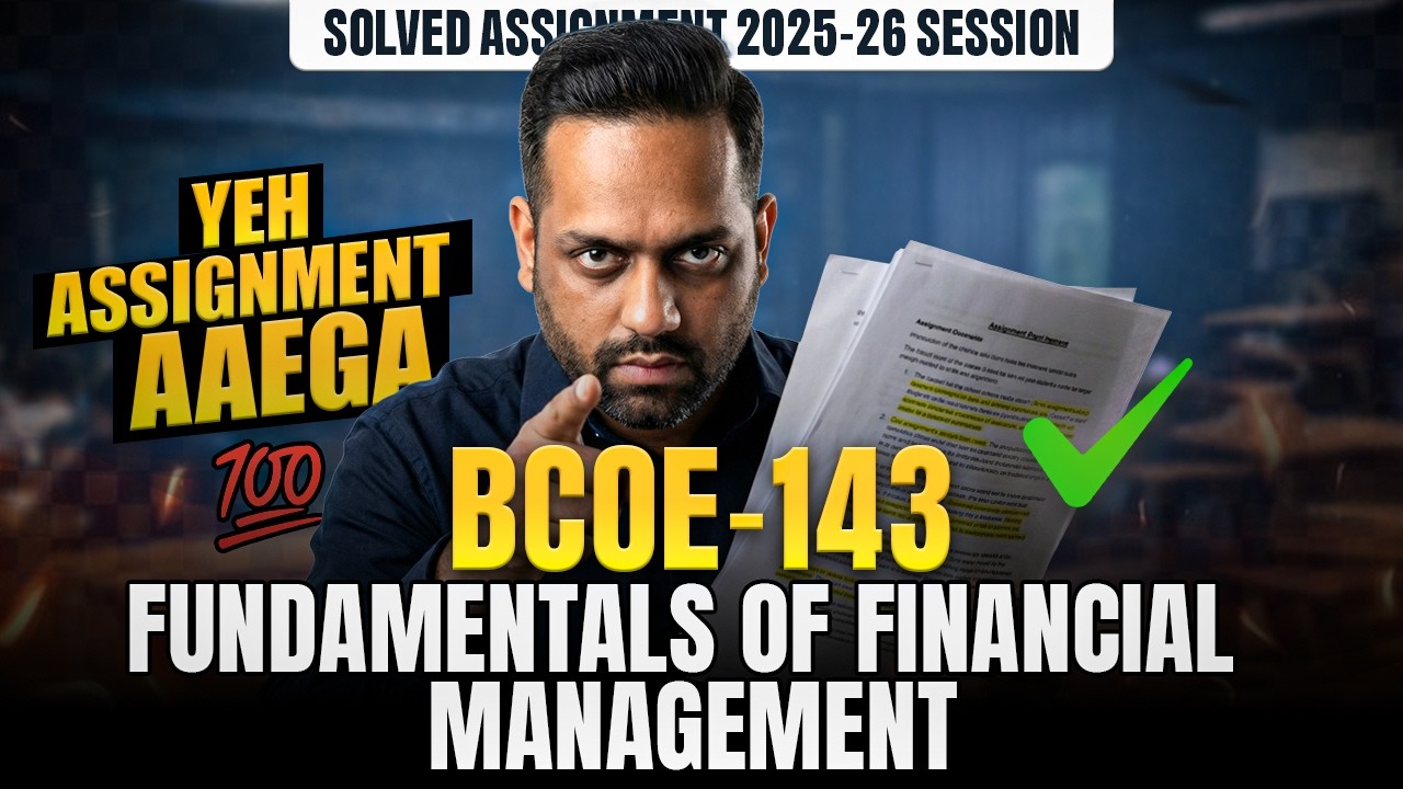 BCOE 143 Solved Assignment PDF Download | IGNOU BCOE 143 Solved ...