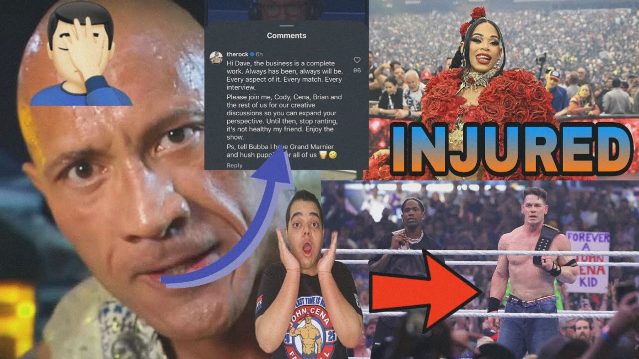The Rock Making Things Worse. John Cena Travis Scott Tag Team 😱. WWE ...