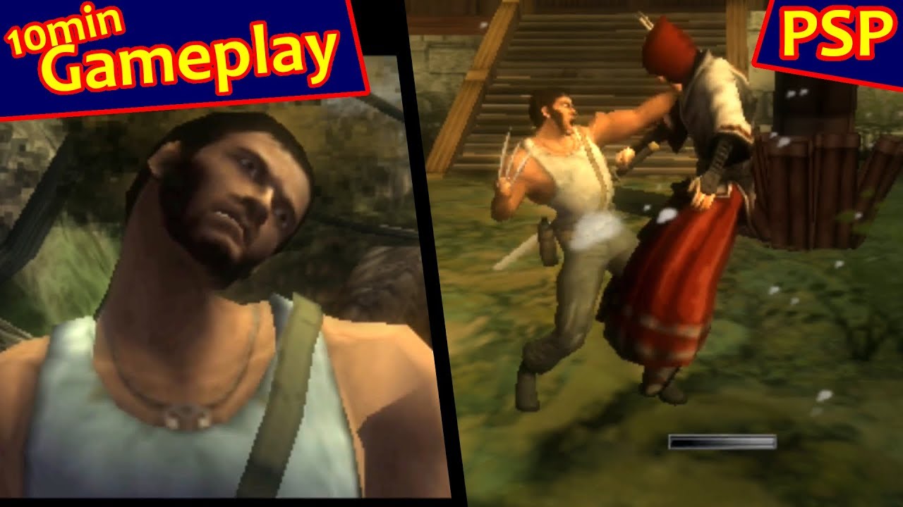 X-Men Origins: Wolverine ... (PSP) Gameplay - YouTube