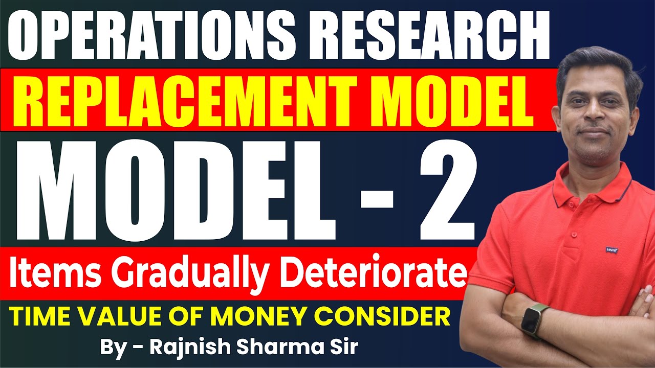 Operations Research | Replacement Problem in Operation Research ...