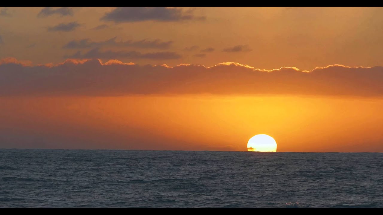 Ocean Sunset (4K) filmed on Camp Pendleton - YouTube