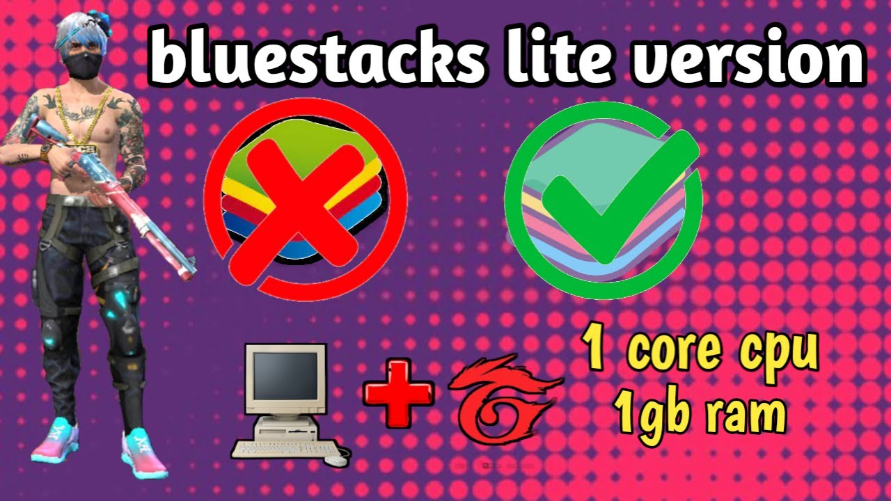 Bluestacks lite | best for low end pc | bluestacks 3 | 1 core cpu and ...