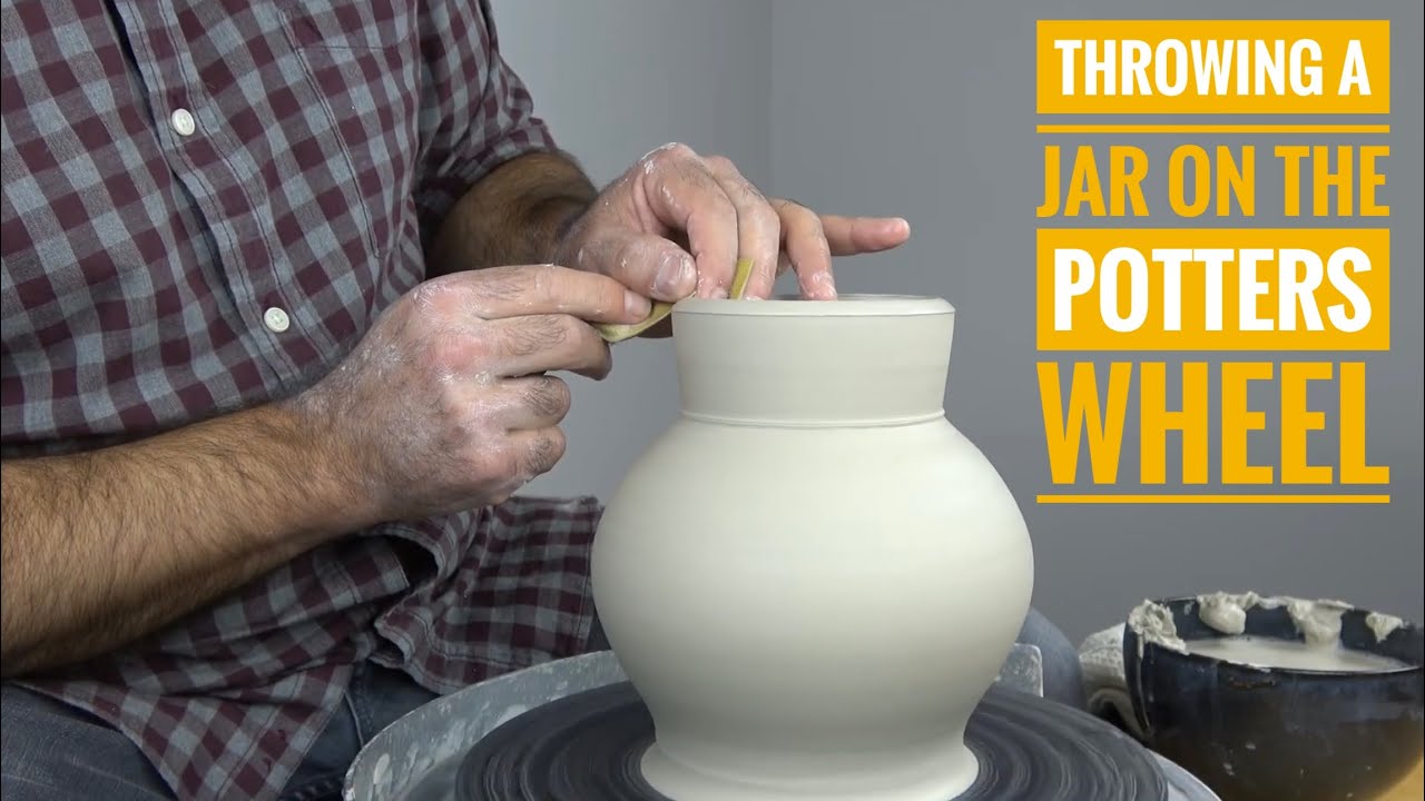 Pottery Demonstration: Throwing a Jar on the Potters Wheel - YouTube