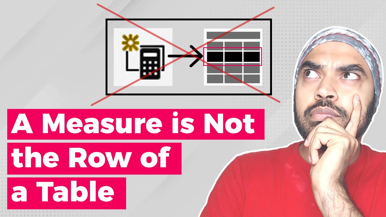 A Measure Is NOT The Row Of A Table YouTube A Measure Is NOT The Row Of A Table YouTube