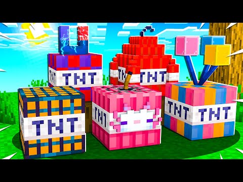Minecraft'ta 50 YENİ TNT 🧨