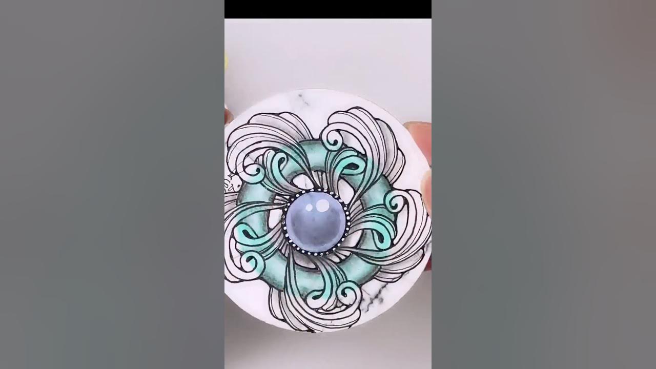 【完整影片請點選上方連結】 Inktober 2024 Day 10 #SweetPea how to draw by Eva Wu Zentangle 禪繞 墨趣十月 - YouTube