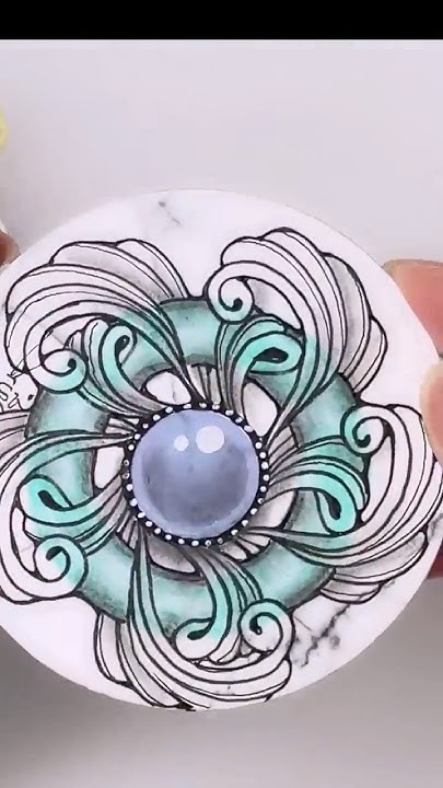 【完整影片請點選上方連結】 Inktober 2024 Day 10 #SweetPea how to draw by Eva Wu Zentangle 禪繞 墨趣十月 - YouTube