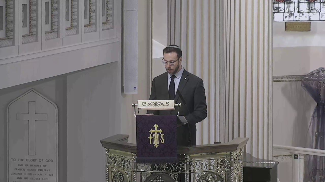 The Rabbi Michael Knopf Lenten Sermon City of Peace - 2019 - YouTube