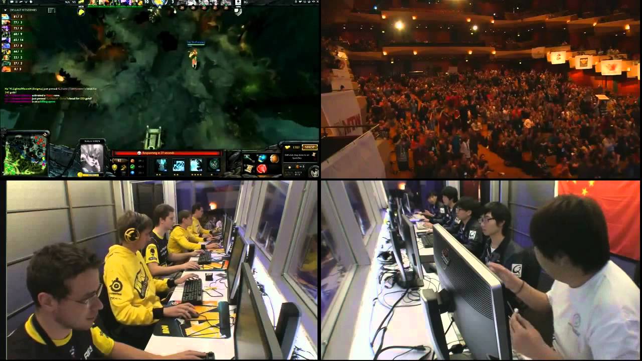 DotA 2 International: Epic Na'Vi Play vs IG Multiple Viewpoints - YouTube