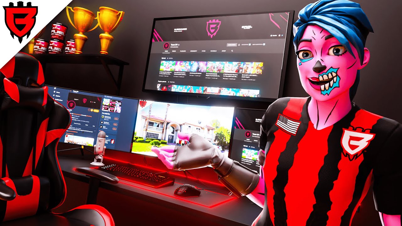 Team BH Gaming Setup Tours! (Motion, Woods, Poetic & More) - YouTube