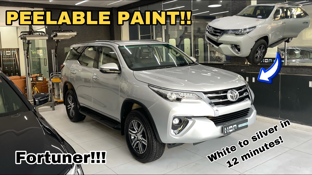 Modified Toyota Fortuner | Peelable Painting fortuner | What is ...
