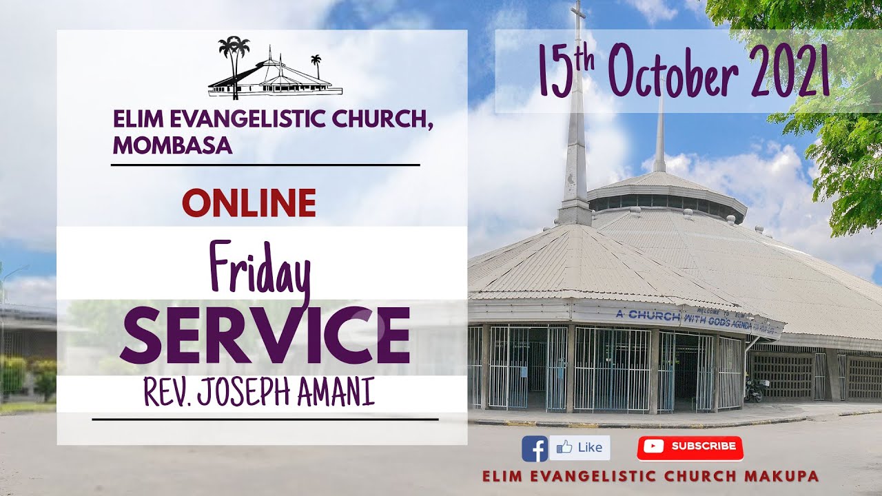 FRIDAY SERVICE: Rev Joseph Amani -DIVINE CONVERSATION IS ESSENTIAL FOR ...