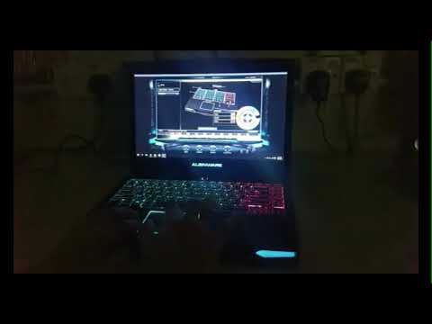 Alienware keyboard lighting - YouTube