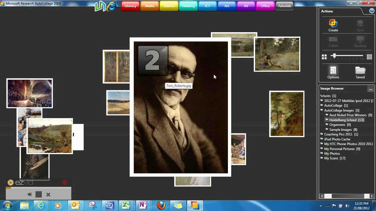 Autocollage setting top ranked image - YouTube