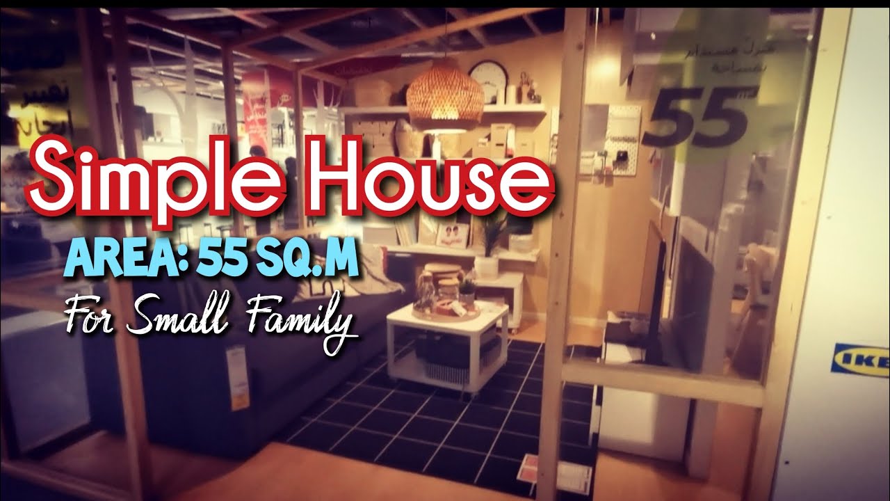 55 sq.m Simple house for small family #architecture #interiordesign ...