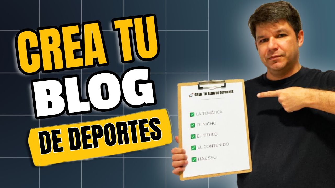 📝 Cómo CREAR un BLOG de DEPORTES [Paso a paso] GRATIS | POR QUÉ debo ...