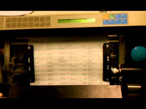 IBM 6262 Printer - YouTube
