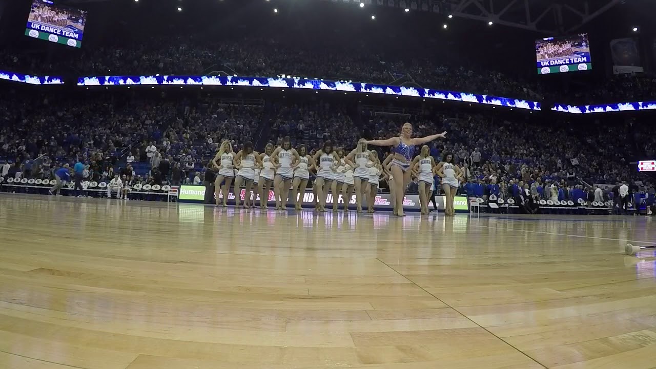 The Kentucky Dance Team's halftime performance during UK vs Miss. St ...