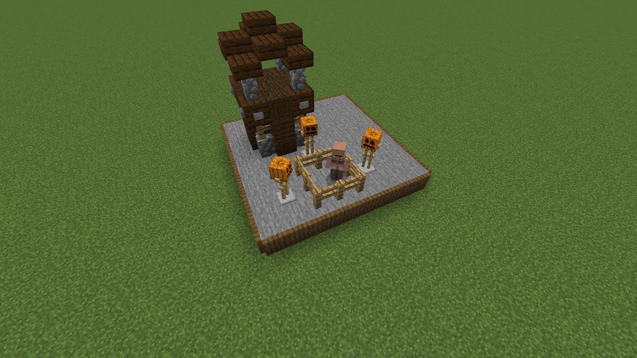 mini pillager outpost - YouTube