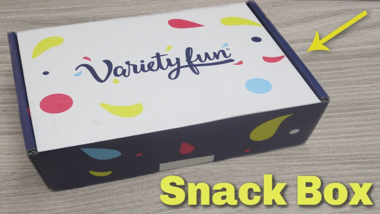 Variety Fun Snack Box Subscription Unboxing! - YouTube