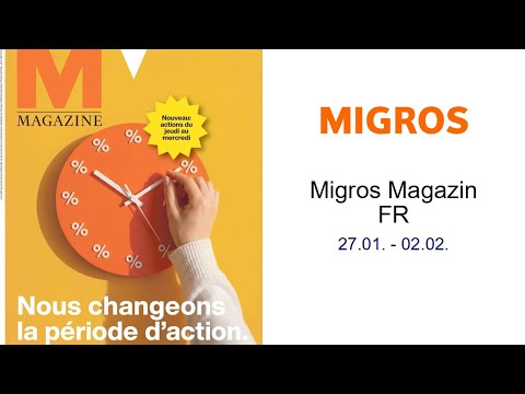 Migros Magazin FR 27.01. - 02.02.