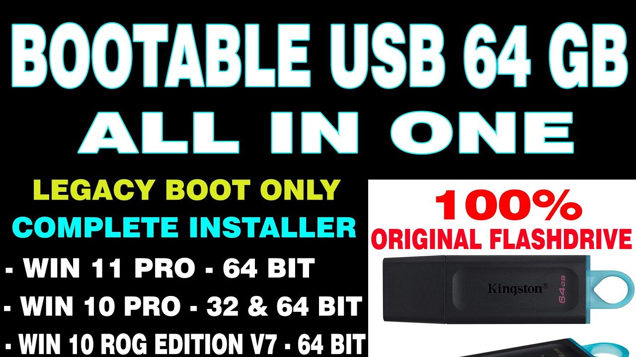 Bootable Usb Flashdrive - YouTube