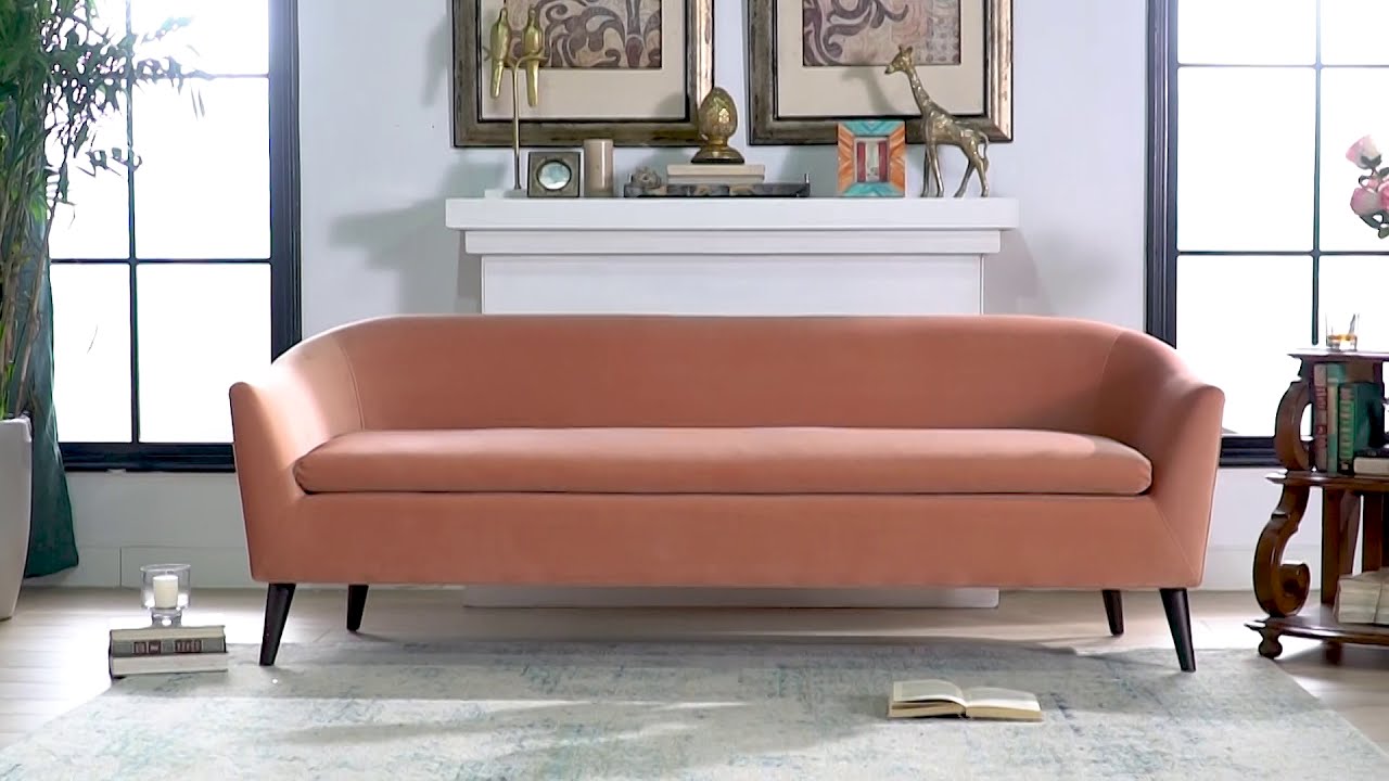 Jennifer Taylor Home Lia Mid-Century Modern Sofa 63320 - YouTube
