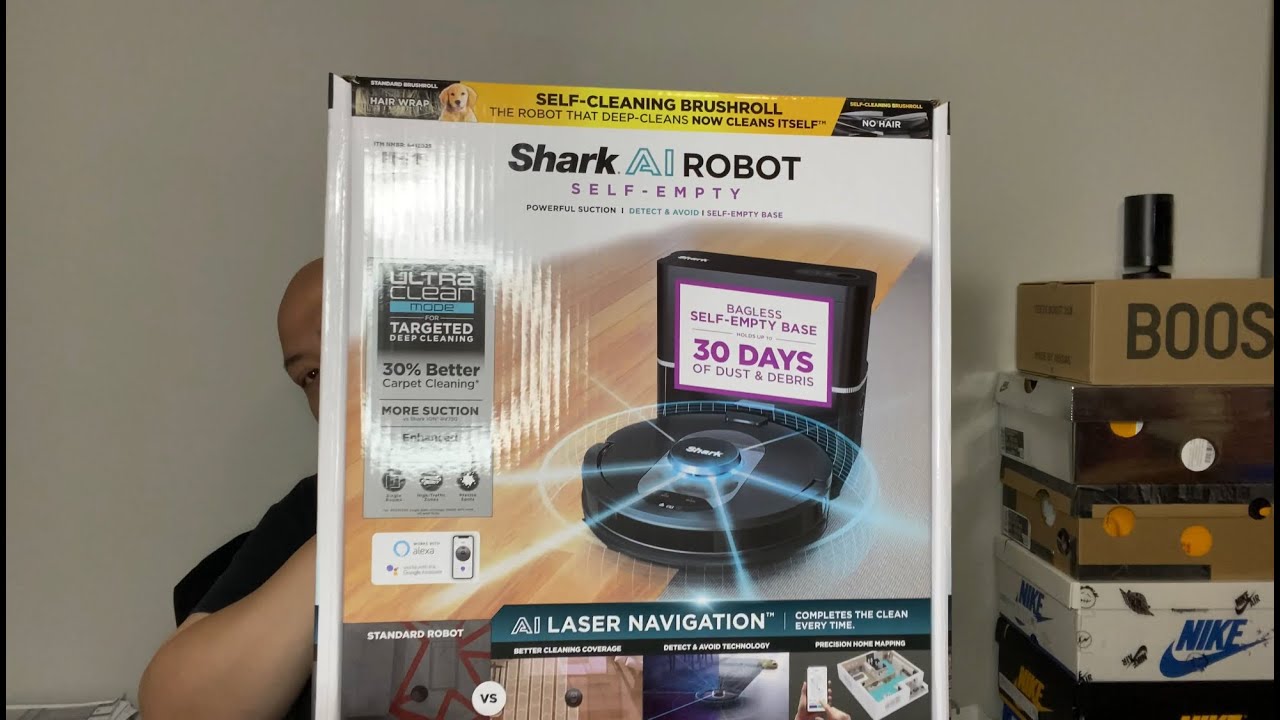 Unboxing Shark AI Ultra Robot Vacuum with Self-Empty Base - YouTube