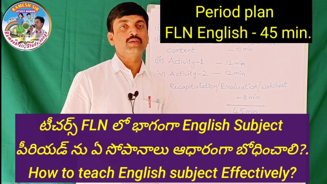 FLN/period plan steps/English/How to teach English subject effectively ...