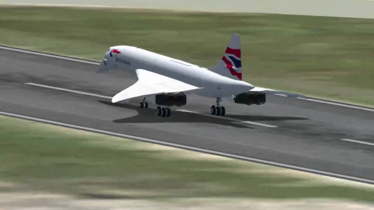 Concorde Takeoff - YouTube