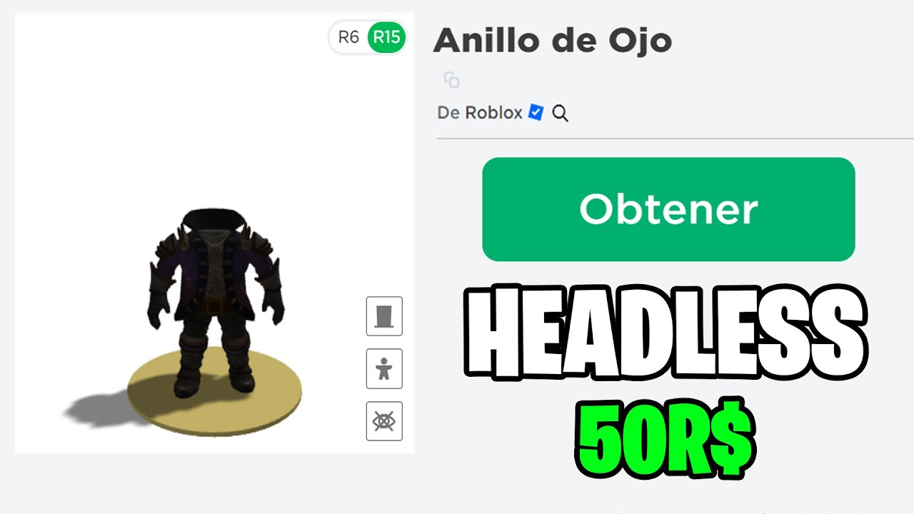 NUEVA HEADLESS A 50 ROBUX! (CORRE ANTES QUE LA ELIMINE ROBLOX) - YouTube