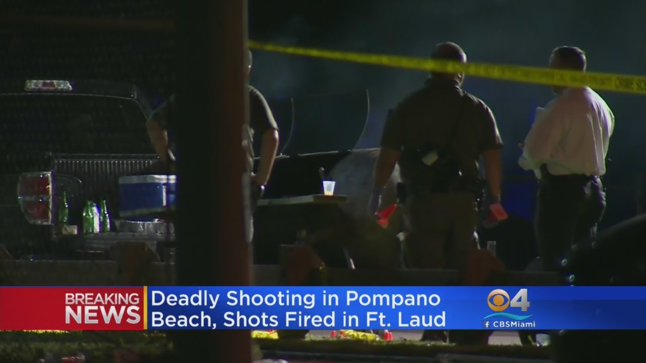 Suspect In Custody Following Fatal Shooting In Pompano Beach - YouTube