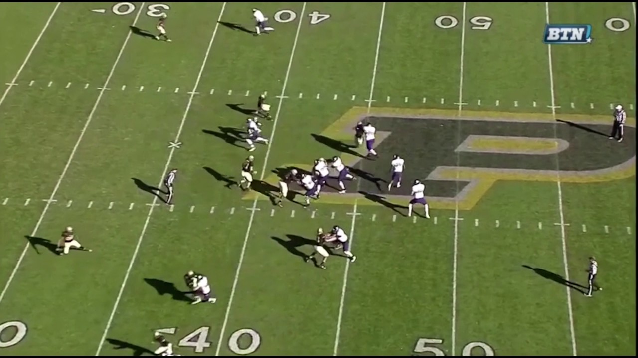 Garrett Dickerson 42 yard TD vs Purdue - YouTube