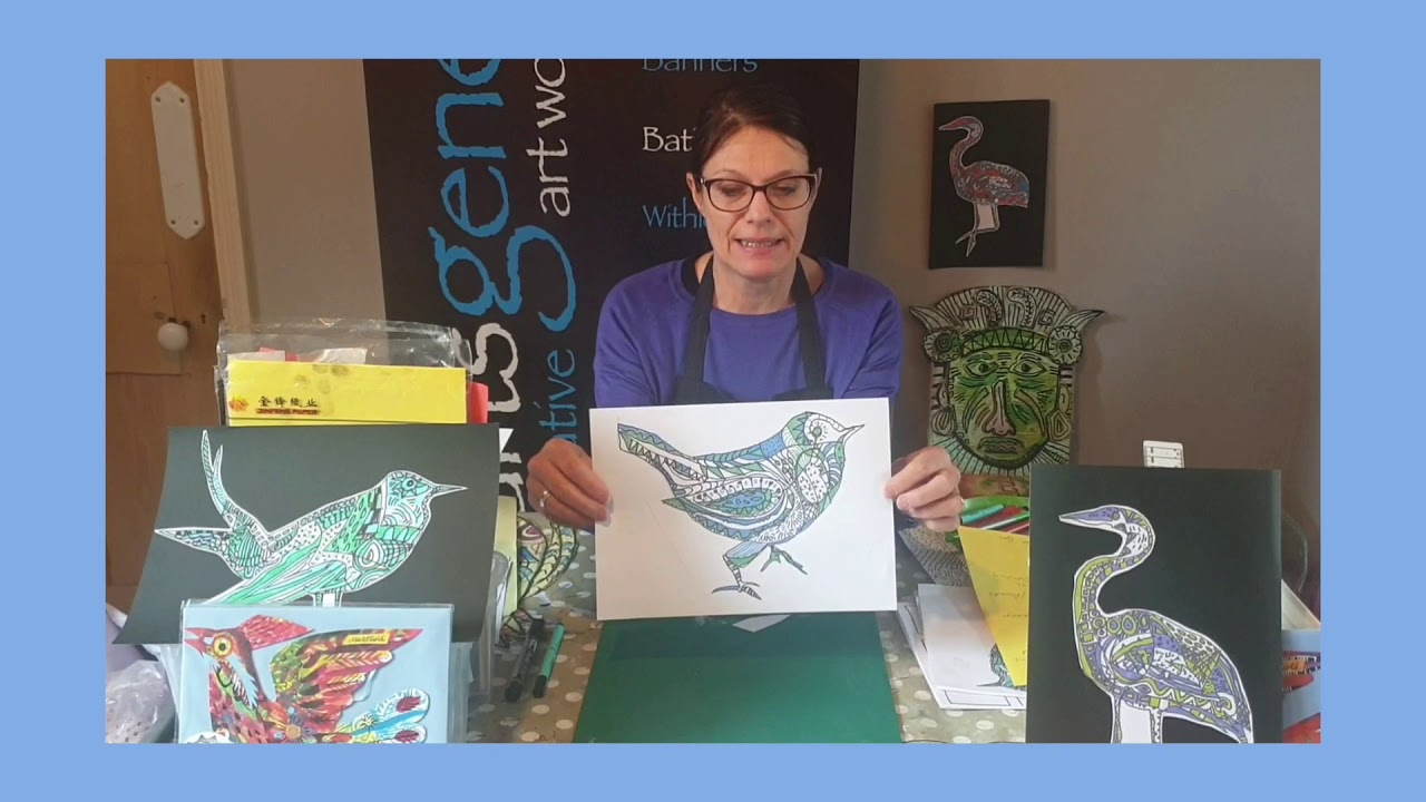 Drawing and Mark Making lesson for all ages PART 2 - YouTube