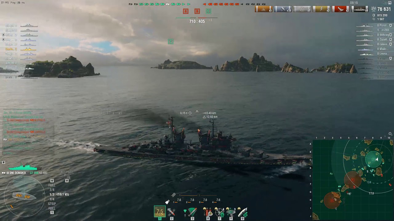 7 kills game with torp rush against Mushashi to secure win - YouTube