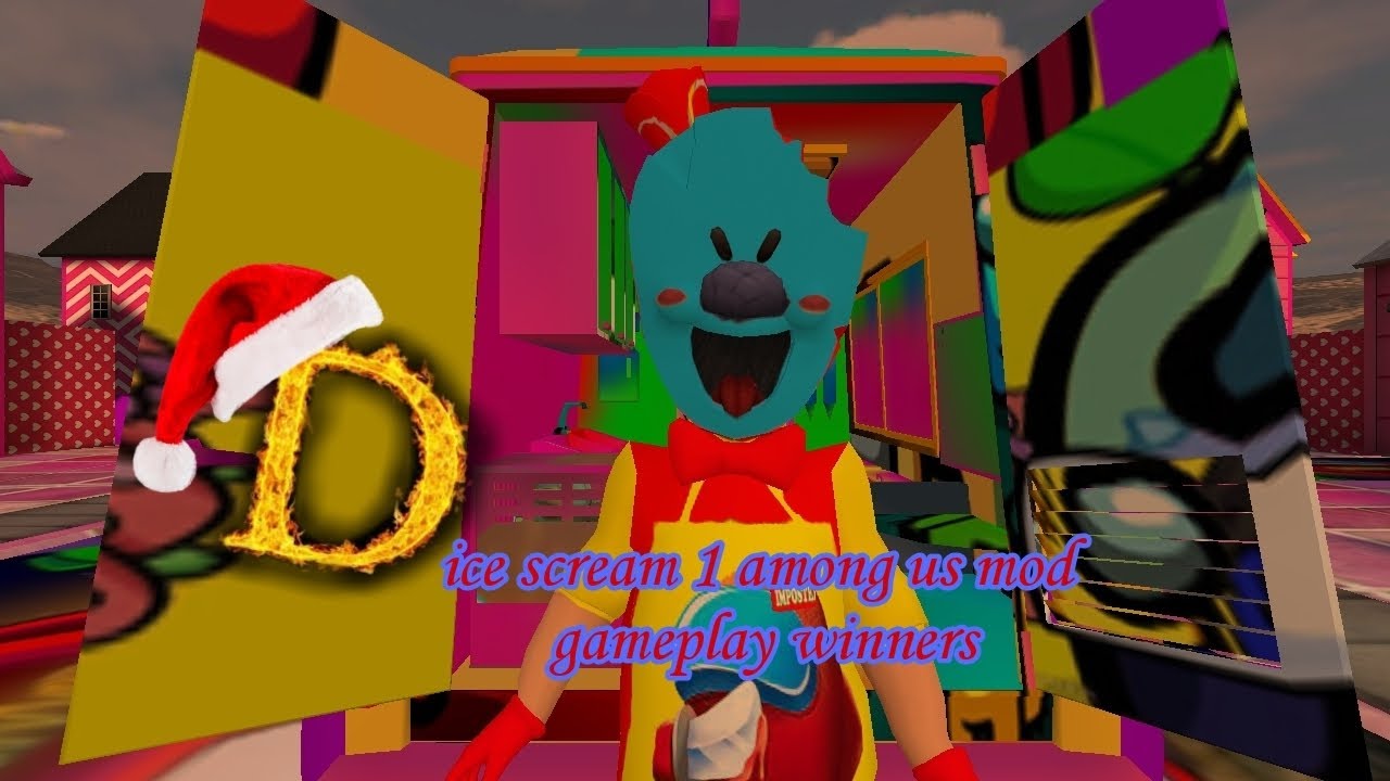 ice scream 1 among us mod gameplay winners - YouTube