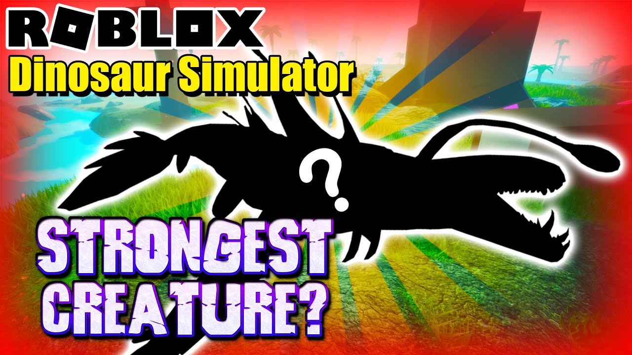 Roblox Dinosaur Simulator - The BEST Creature for PVP? Most OP Creature ...