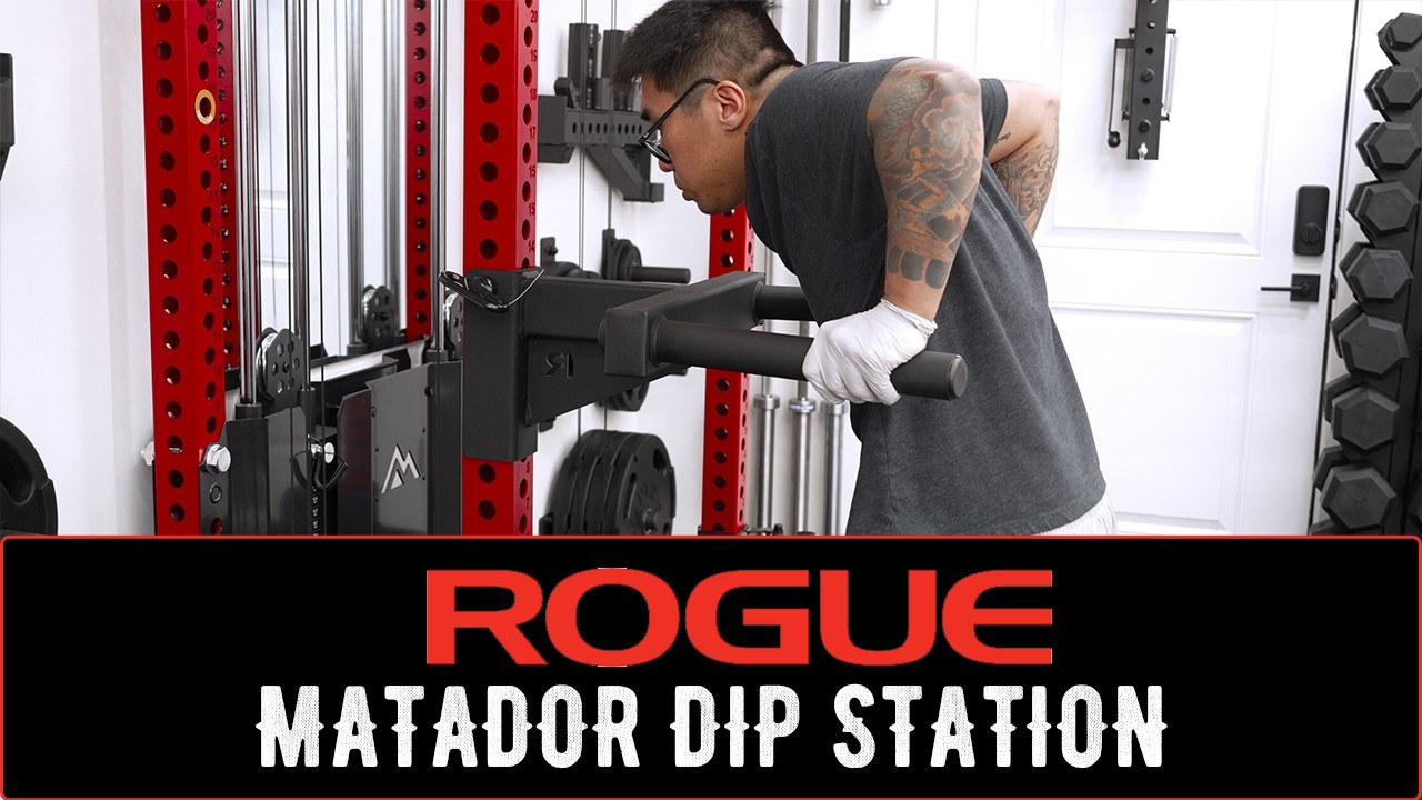Rogue Monster Matador Dip Station Attachment - YouTube