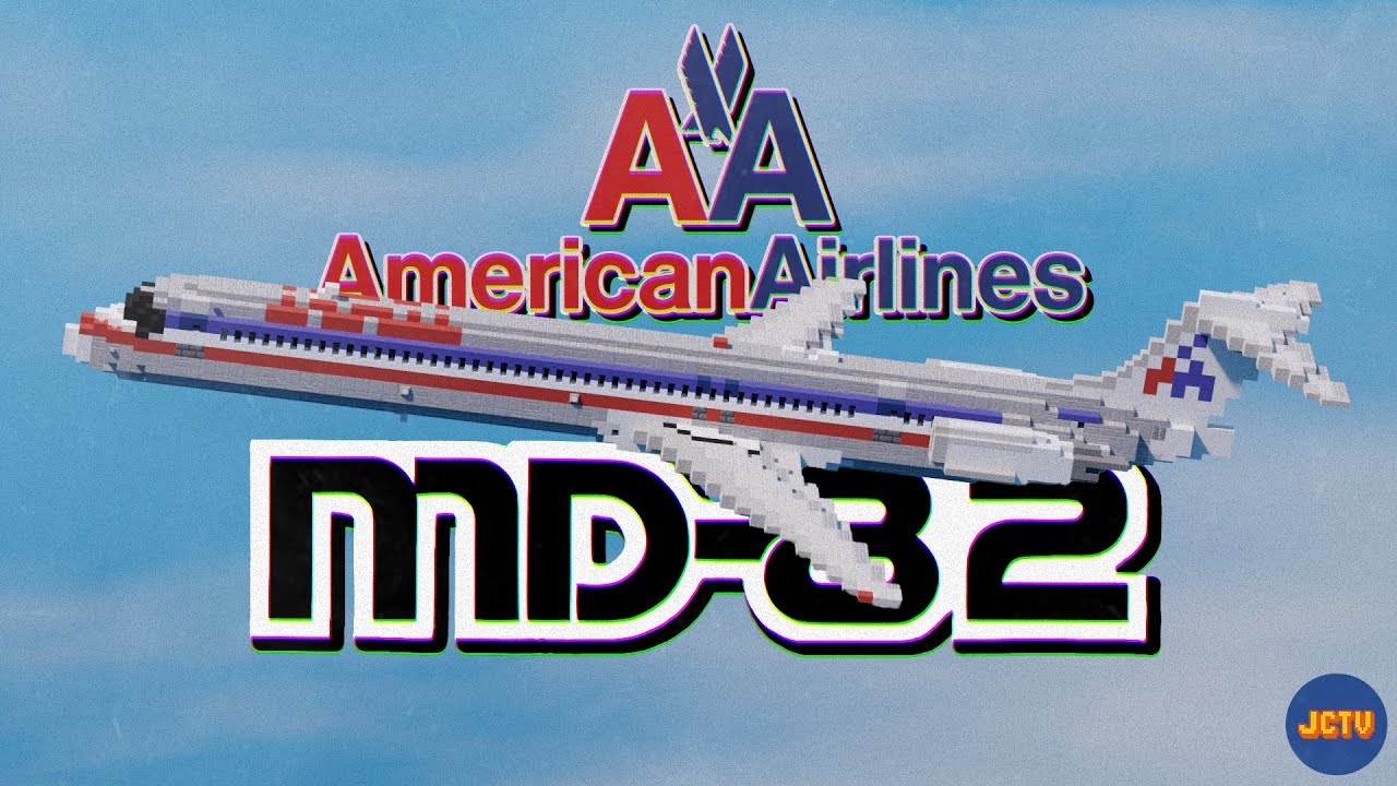 Minecraft | American Airlines McDonnell Douglas MD-82 - YouTube
