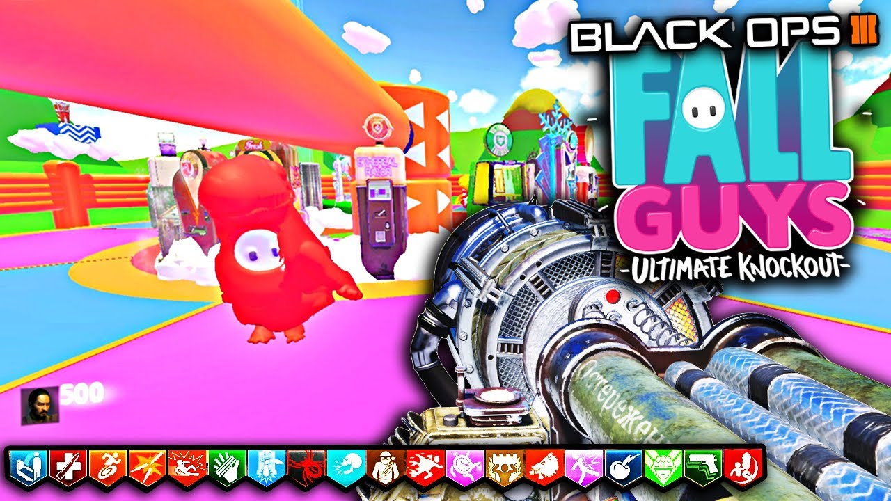 O MAPA do FALL GUYS no ZOMBIES!!! Custom Zombies BO3 Fall Guys - YouTube