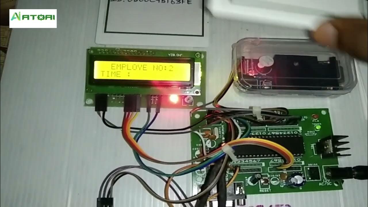 RFID Based Attendance System Using 8051 with RTC - YouTube
