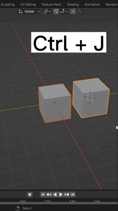 How to join and separate multiple objects in Blender. #3danimation #blender #shorts - YouTube